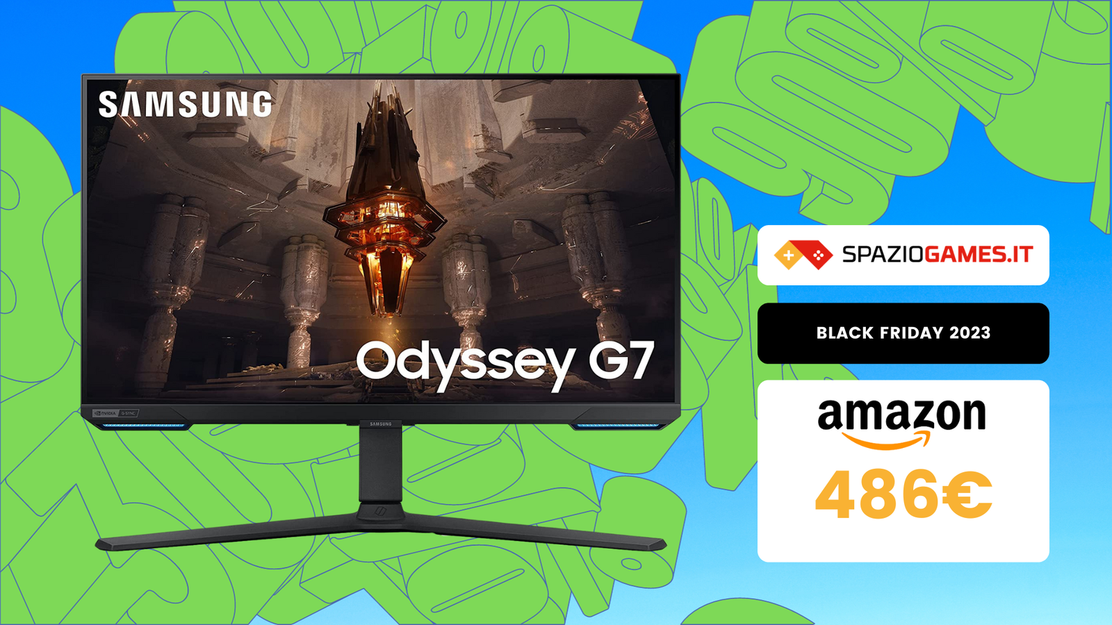 Samsung Odyssey G7 28" 4K in offerta al Black Friday: 486€! - SpazioGames