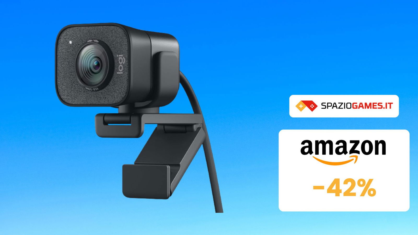 SUPER sconto su questa webcam Logitech per streamer! (-42%) - SpazioGames