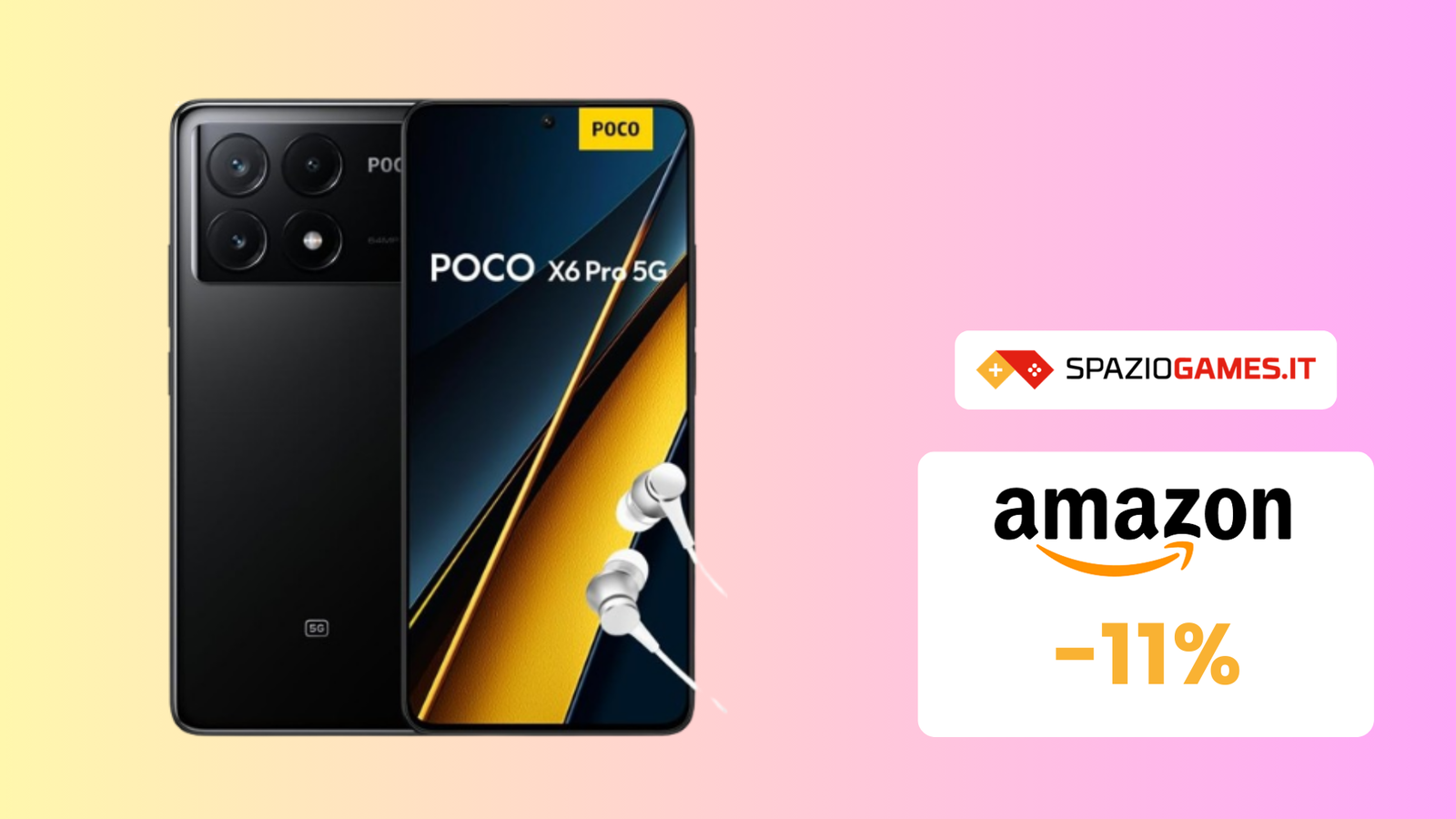 Prezzo BOMBA sullo smartphone POCO X6 Pro! (-11%) - SpazioGames