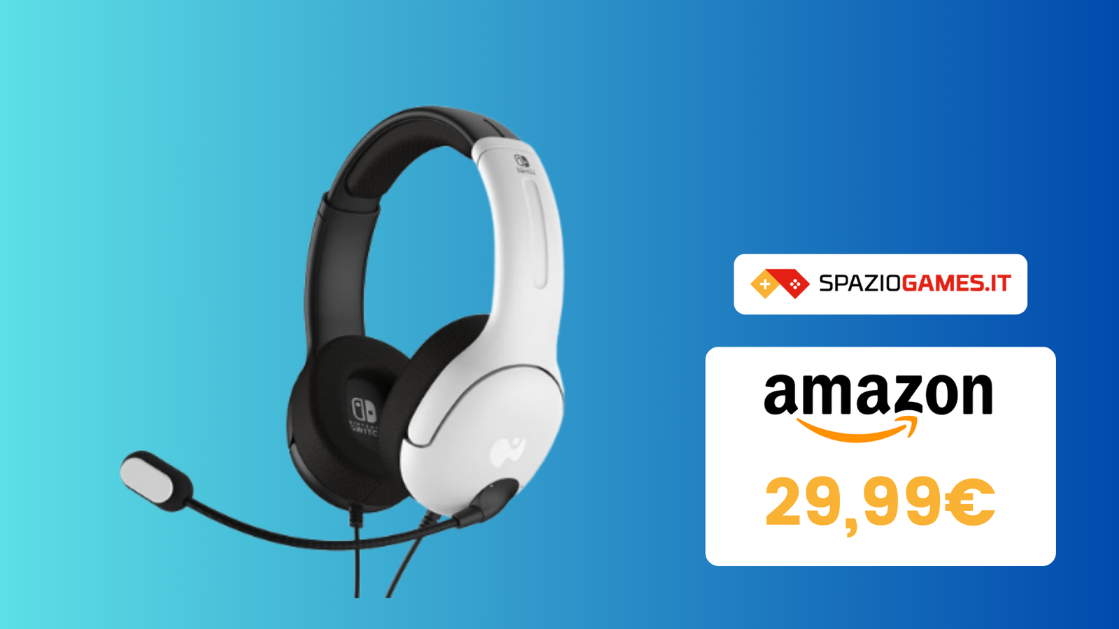Cuffie Gaming PDP LVL40 per Nintendo Switch a meno di 30€ su Amazon ...