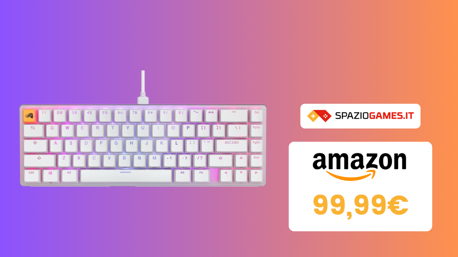 OFFERTA TOP! Tastiera da gaming meccanica a SOLI 99,99€! - SpazioGames