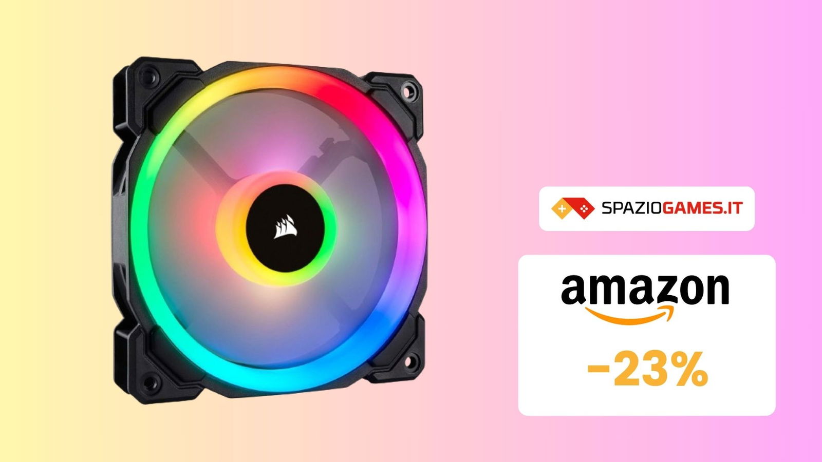 SUPER sconto su questa ventola Corsair LL120 RGB! (-23%) - SpazioGames