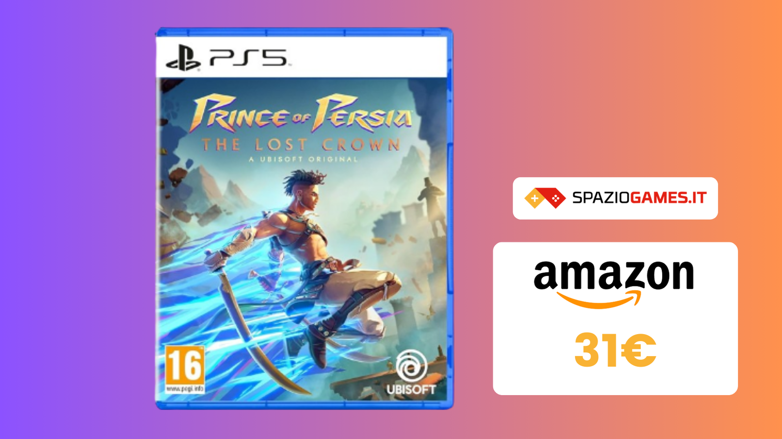 Prince of Persia: The Lost Crown per PS5 a 31€! WOW! - SpazioGames
