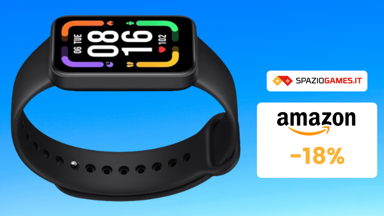 ESCLUSIVA Amazon: Xiaomi Redmi Smart Band Pro a SOLI 36€! - SpazioGames