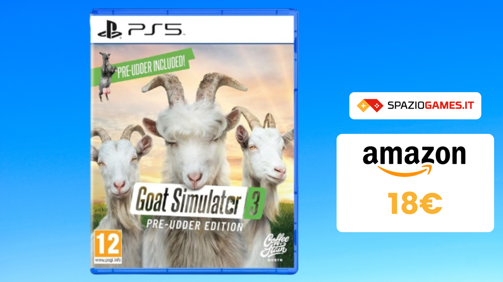 Goat Simulator 3 - Pre-Udder Edition per PS5 in OFFERTA a TEMPO ...