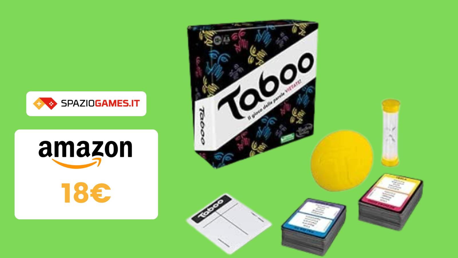 Taboo al prezzo SHOCK di 18€! DA NON PERDERE! - SpazioGames