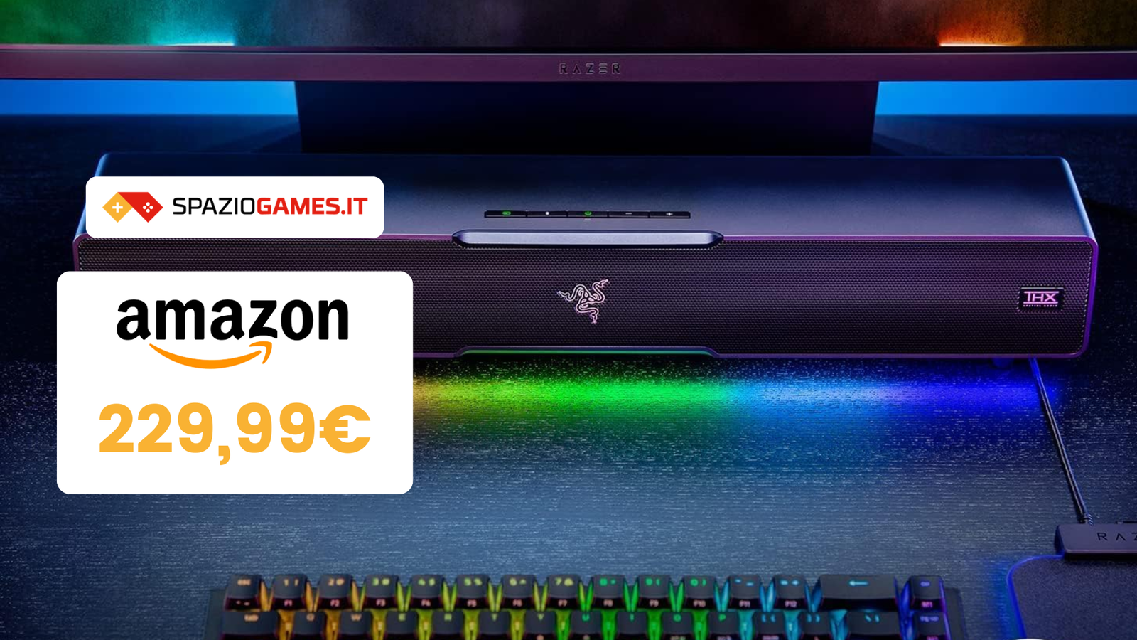SCONTO per l'eccellente soundbar gaming Razer Leviathan V2: 230 ...