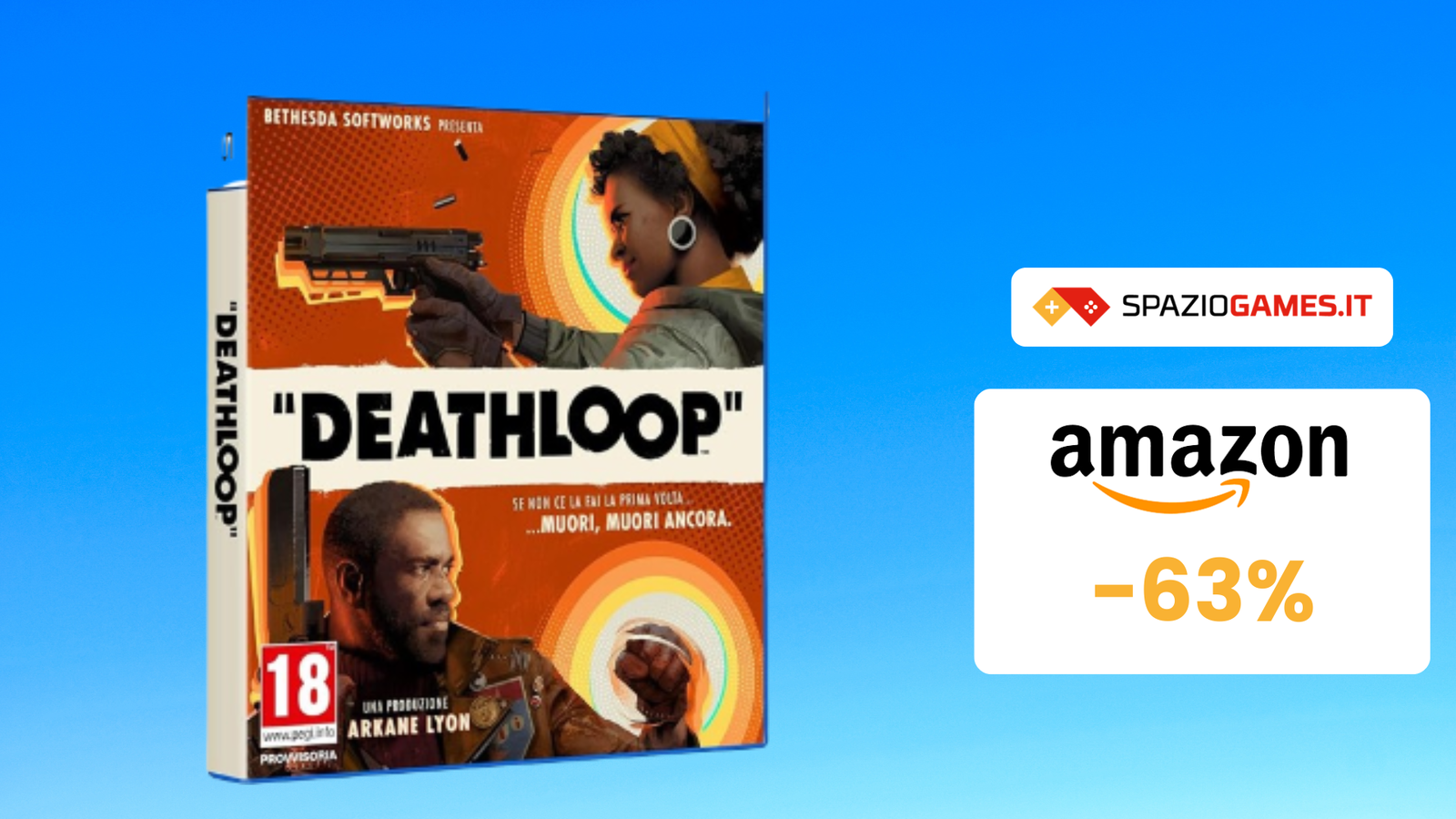 Deathloop per PS5 al PREZZO SHOCK di 27€! SCONTO del 63%! - SpazioGames