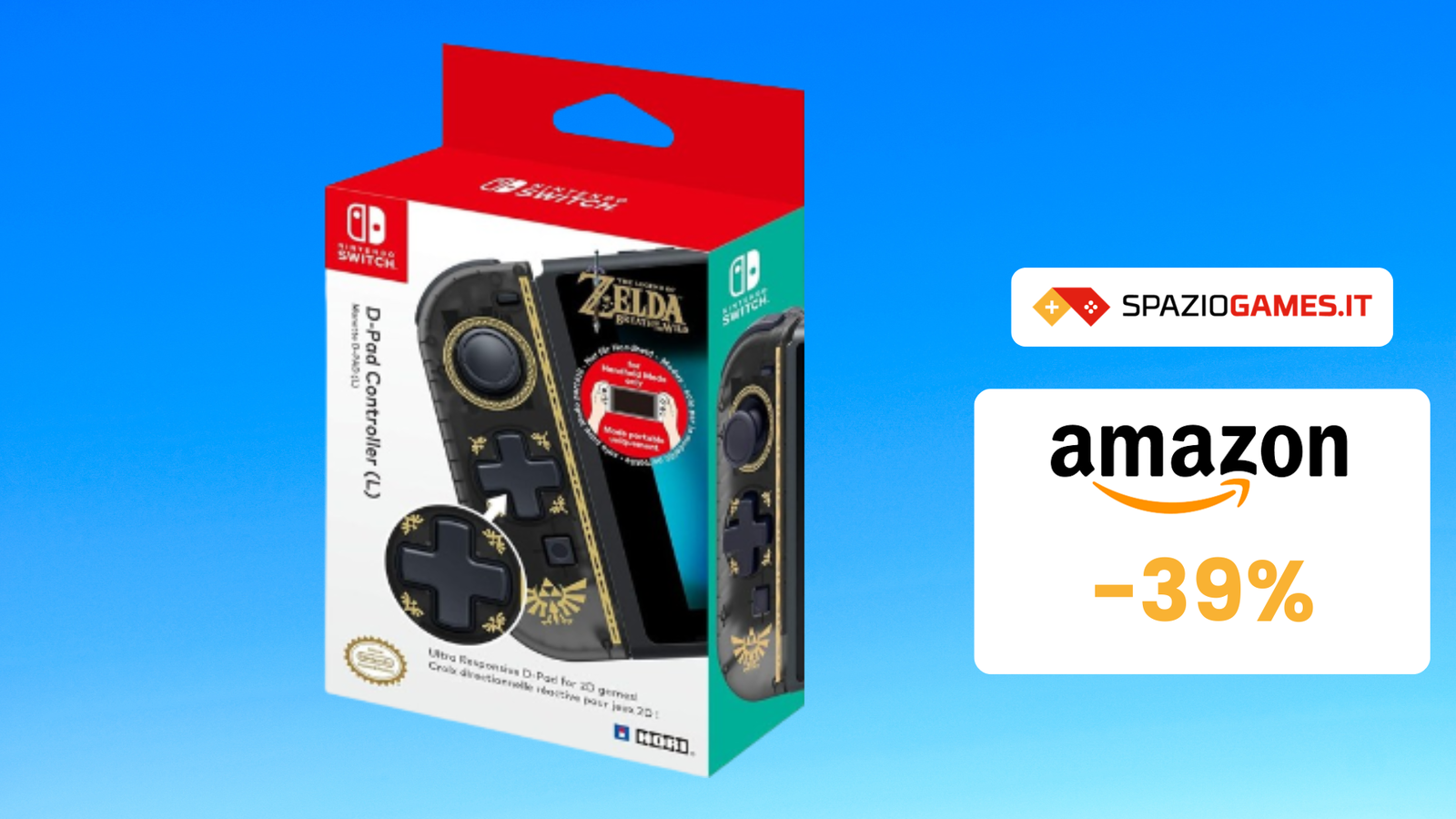 Controller Joy-Con Hori di Zelda a SOLI 17€! WOW! - SpazioGames