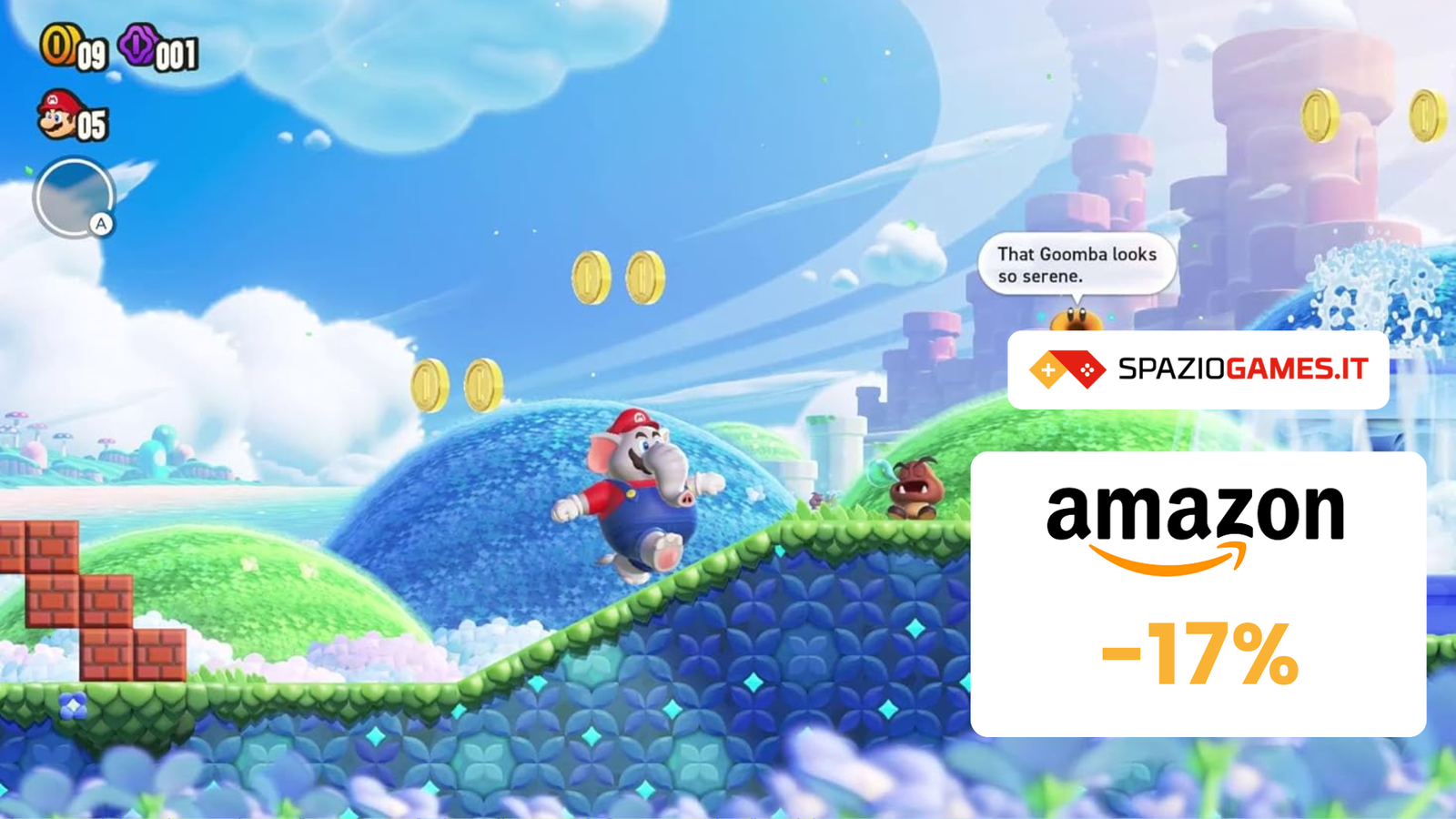 CHE PREZZO! Super Mario Bros. Wonder SCONTATO del 17%! - SpazioGames