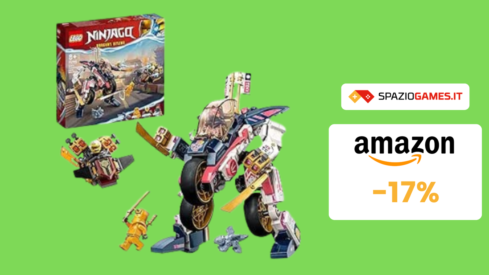 Moto-mech Transformer di Sora NINJAGO LEGO in OFFERTA su Amazon ...