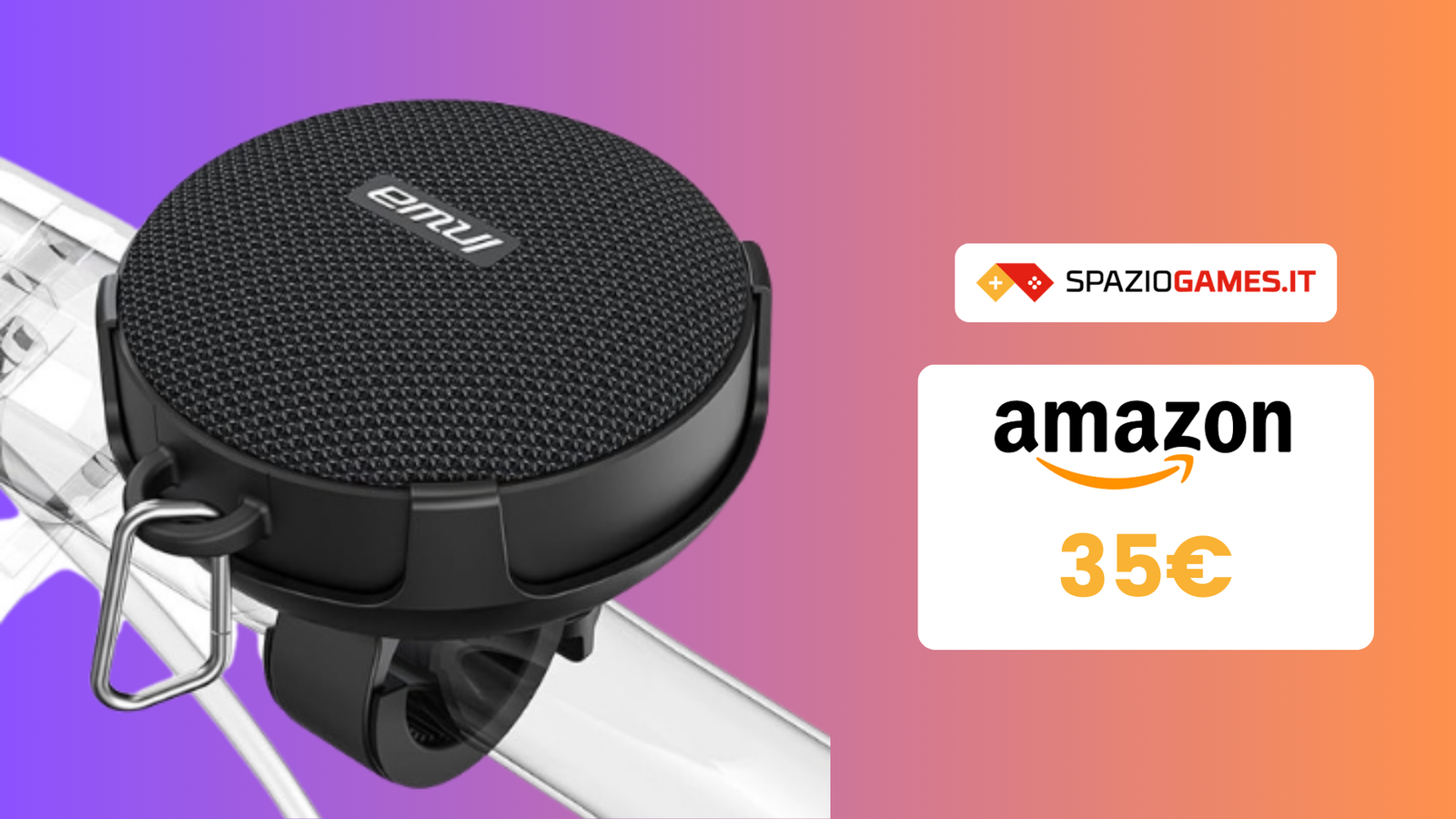 Cassa Bluetooth per Bicicletta a 35€! BELLISSIMA! - SpazioGames