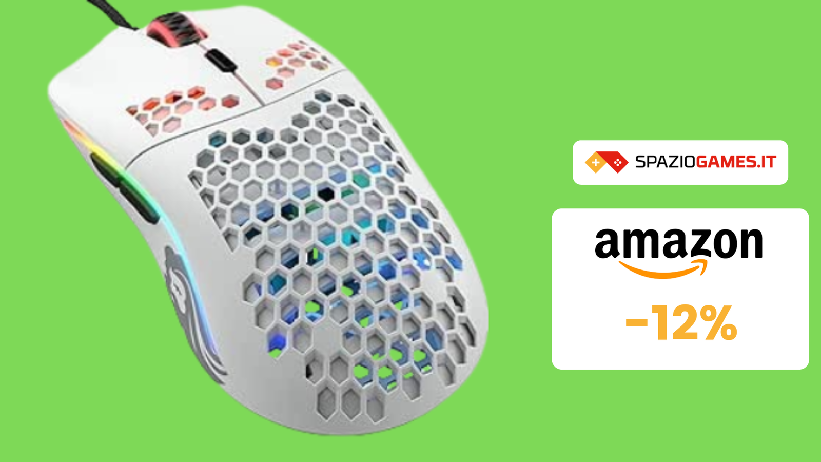 STUPENDO Mouse Glorious Gaming Model O in OFFERTA a TEMPO! 45 ...