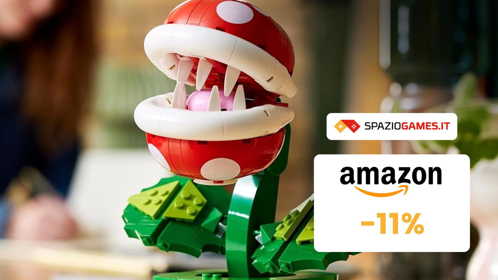 Set LEGO Super Mario Pianta Piranha: STUPENDO e IN SCONTO! (-11% ...