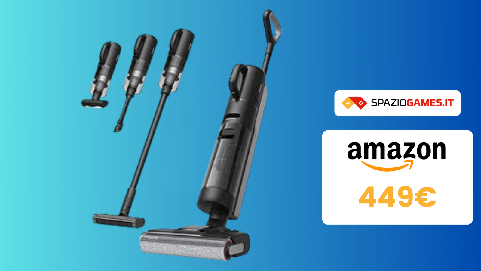 EFFICACE lavapavimenti Dreame H12 Dual 4-in-1 a 449€! - SpazioGames