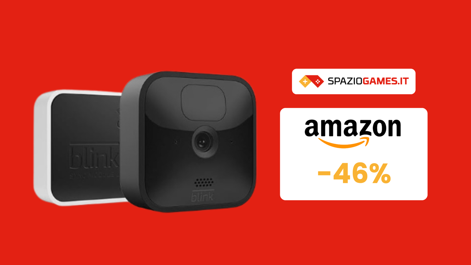 UTILISSIMA telecamera di sorveglianza Blink Outdoor a 54€! -46% ...