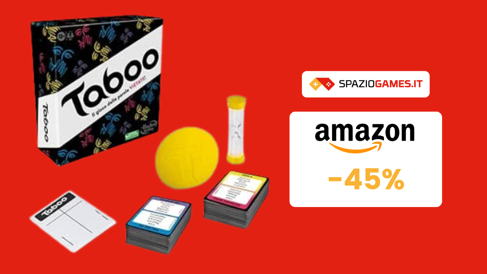 Taboo a solo 19€! RISPARMIO del 45% per un gioco divertentissimo ...