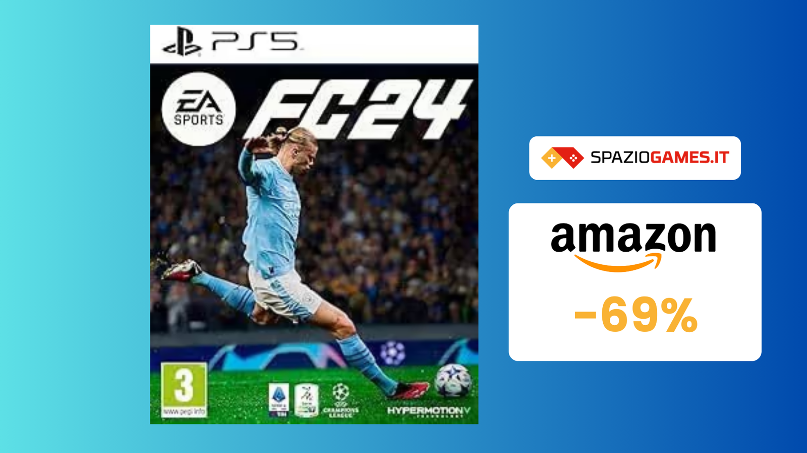 EA Sports FC 24 per PS5 a soli 25€: il più venduto su Amazon! - SpazioGames