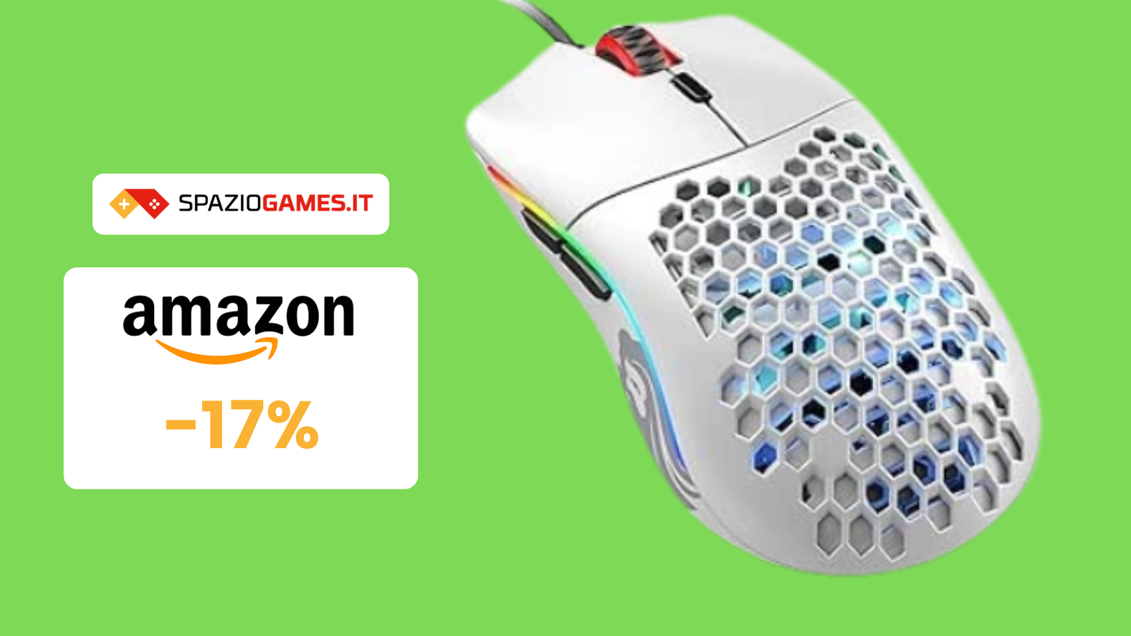 Mouse Glorious Gaming Model O a 50€: leggerissimo e preciso! - SpazioGames