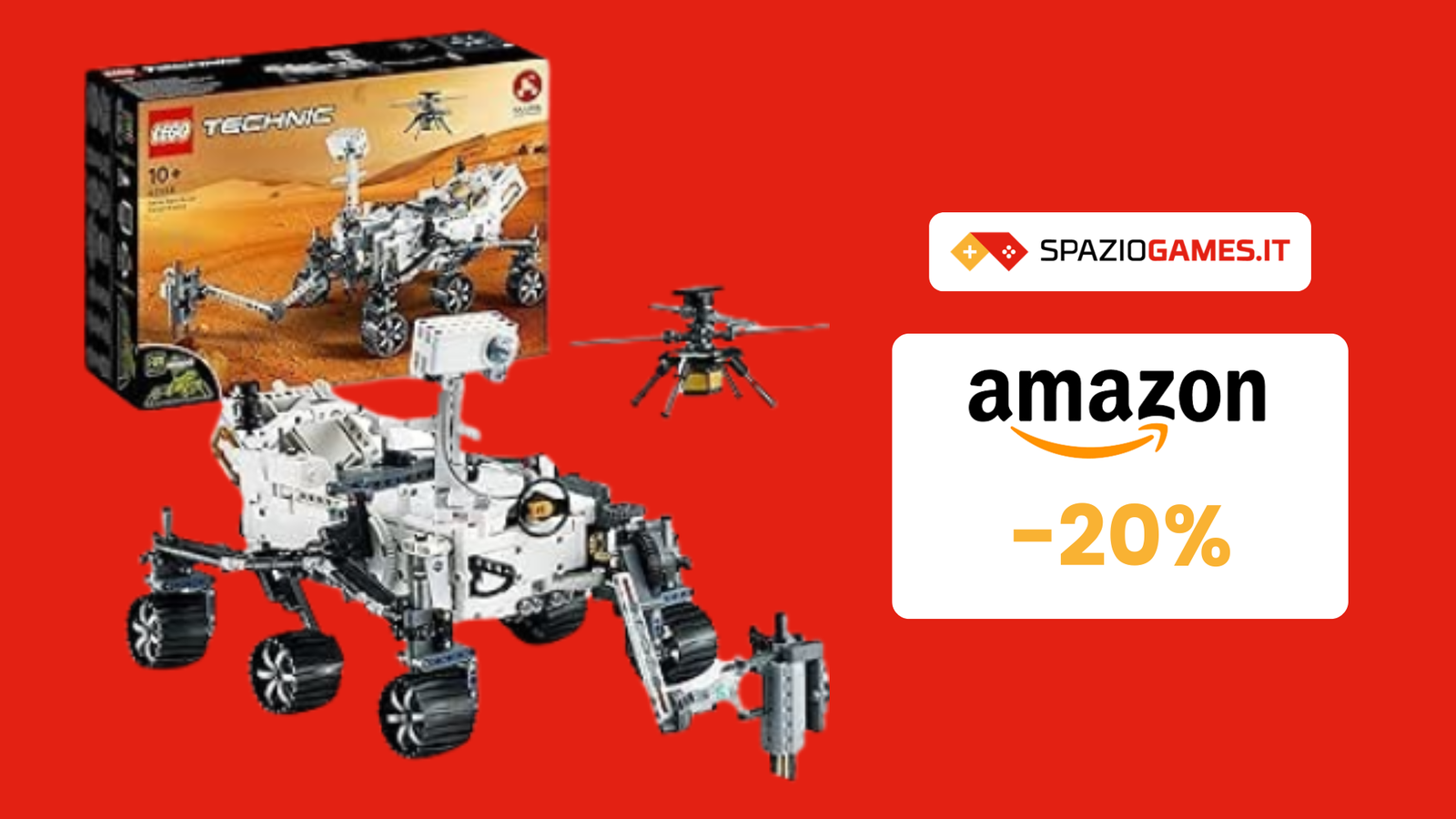 Mars rover Perseverance LEGO a SOLI 76€: e via nello spazio! - SpazioGames