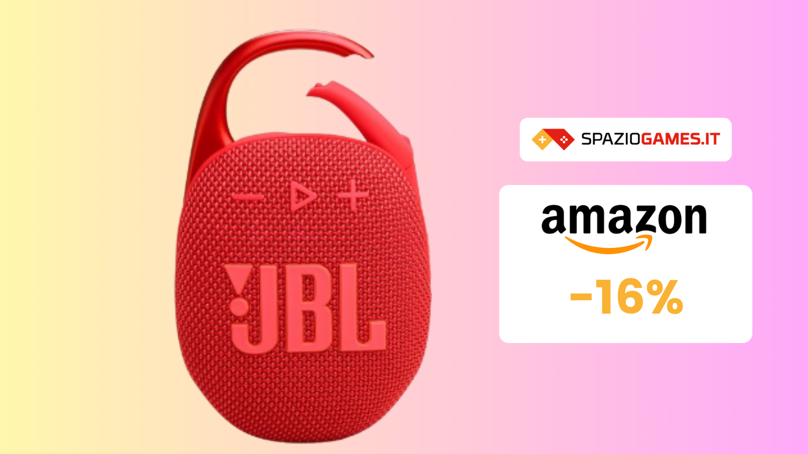 Cassa Bluetooth JBL Clip 5 a 59€: portatile e resistente! - SpazioGames