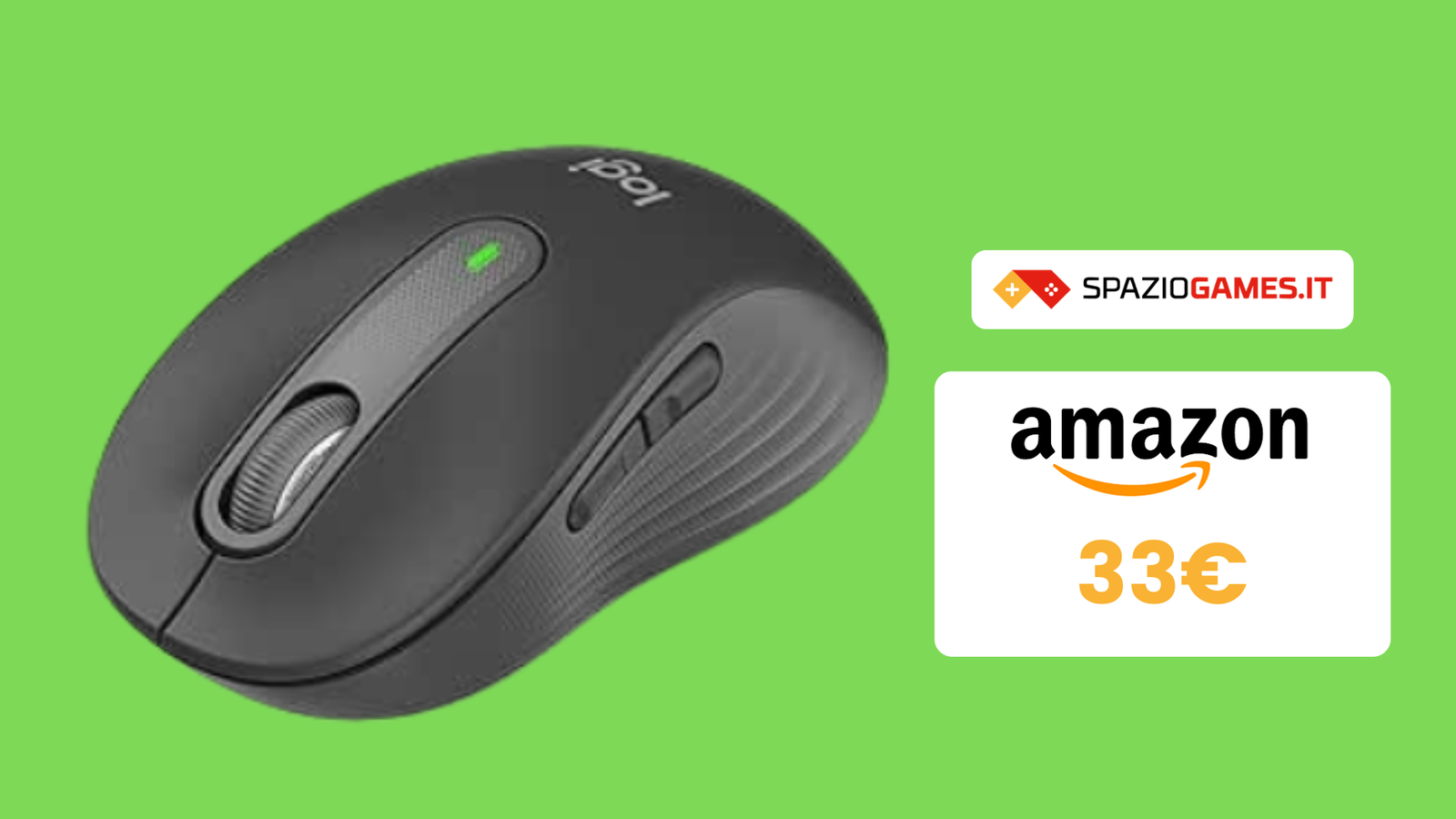 Mouse wireless Logitech a 33€: ideale per le mani piccole! - SpazioGames