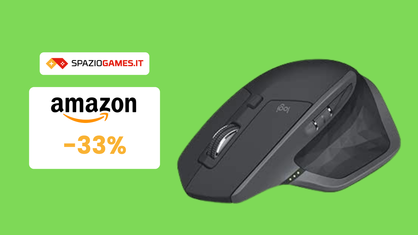 Mouse Logitech MX Master 2S a 80€: ergonomico e preciso! - SpazioGames
