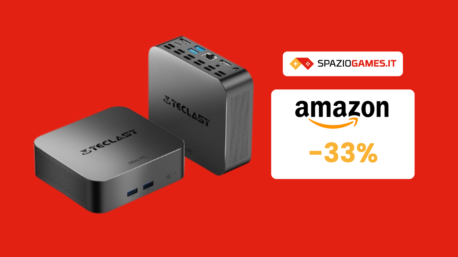 Mini PC TECLAST N20 a 180€: design compatto e potenza! - SpazioGames