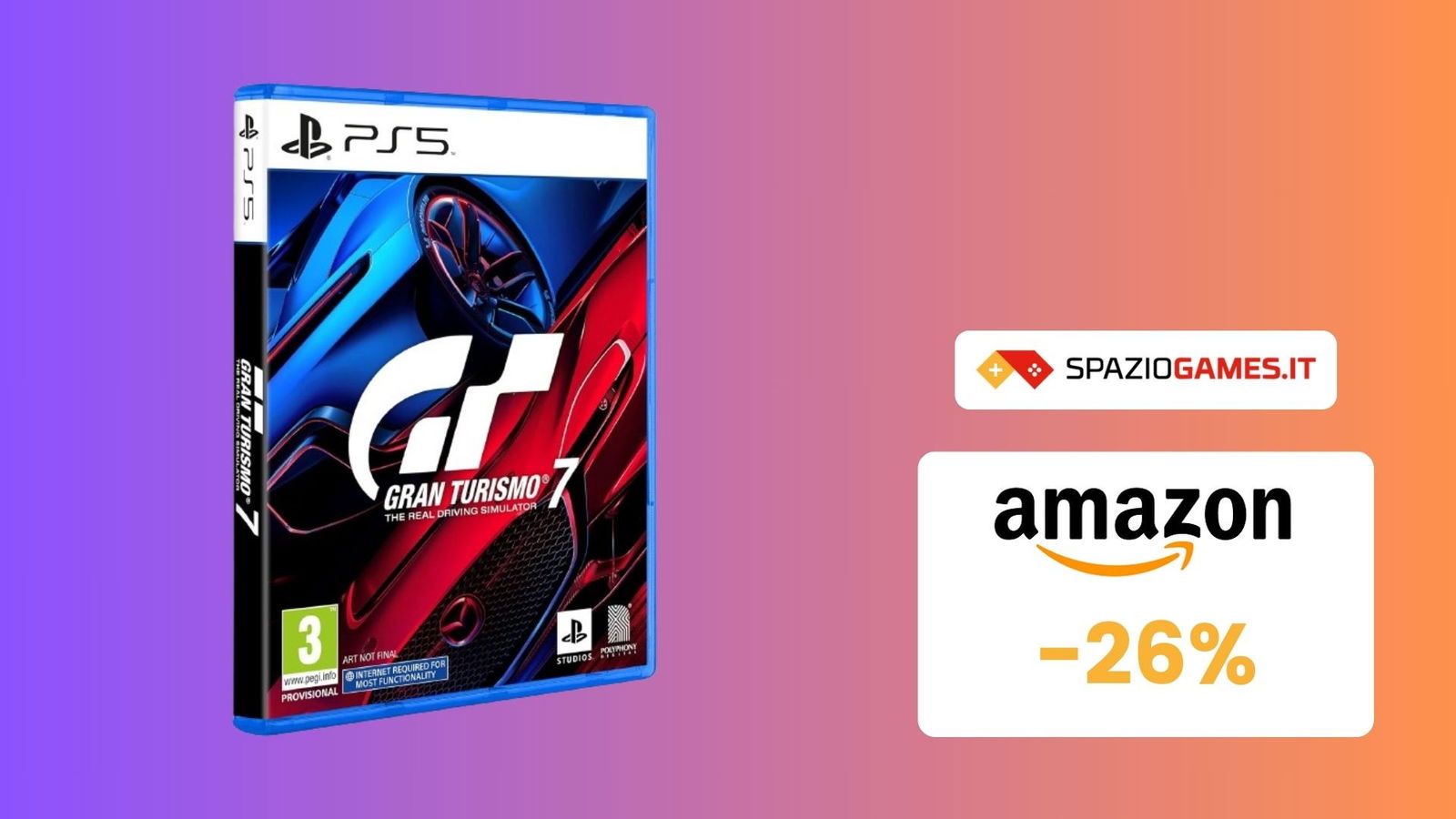 Gran Turismo 7 per PS5, CHE PREZZO! Su Amazon risparmi il 28%! - SpazioGames