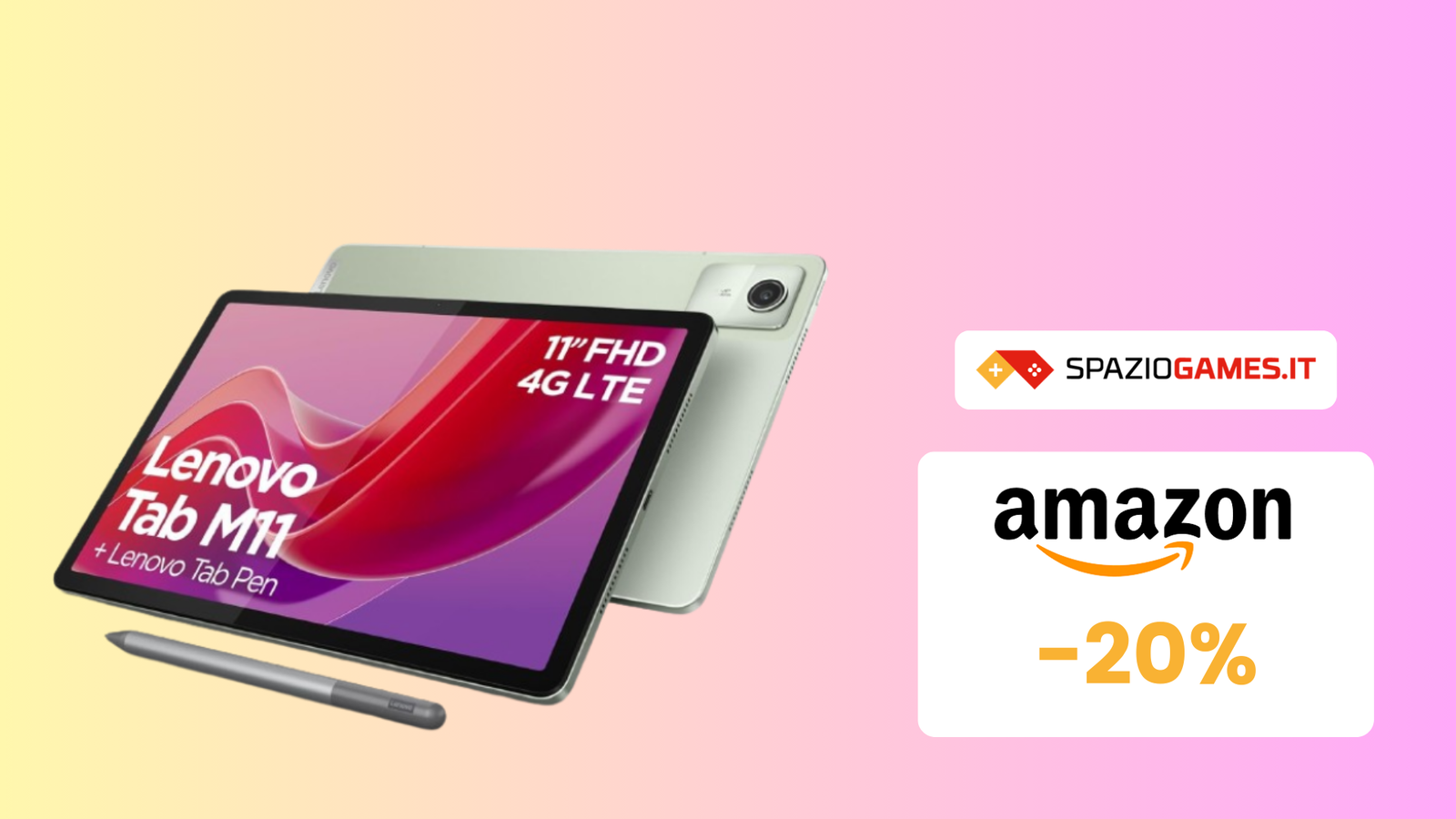 L'ottimo tablet Lenovo Tab M11 oggi può essere vostro a MENO DI 199 ...