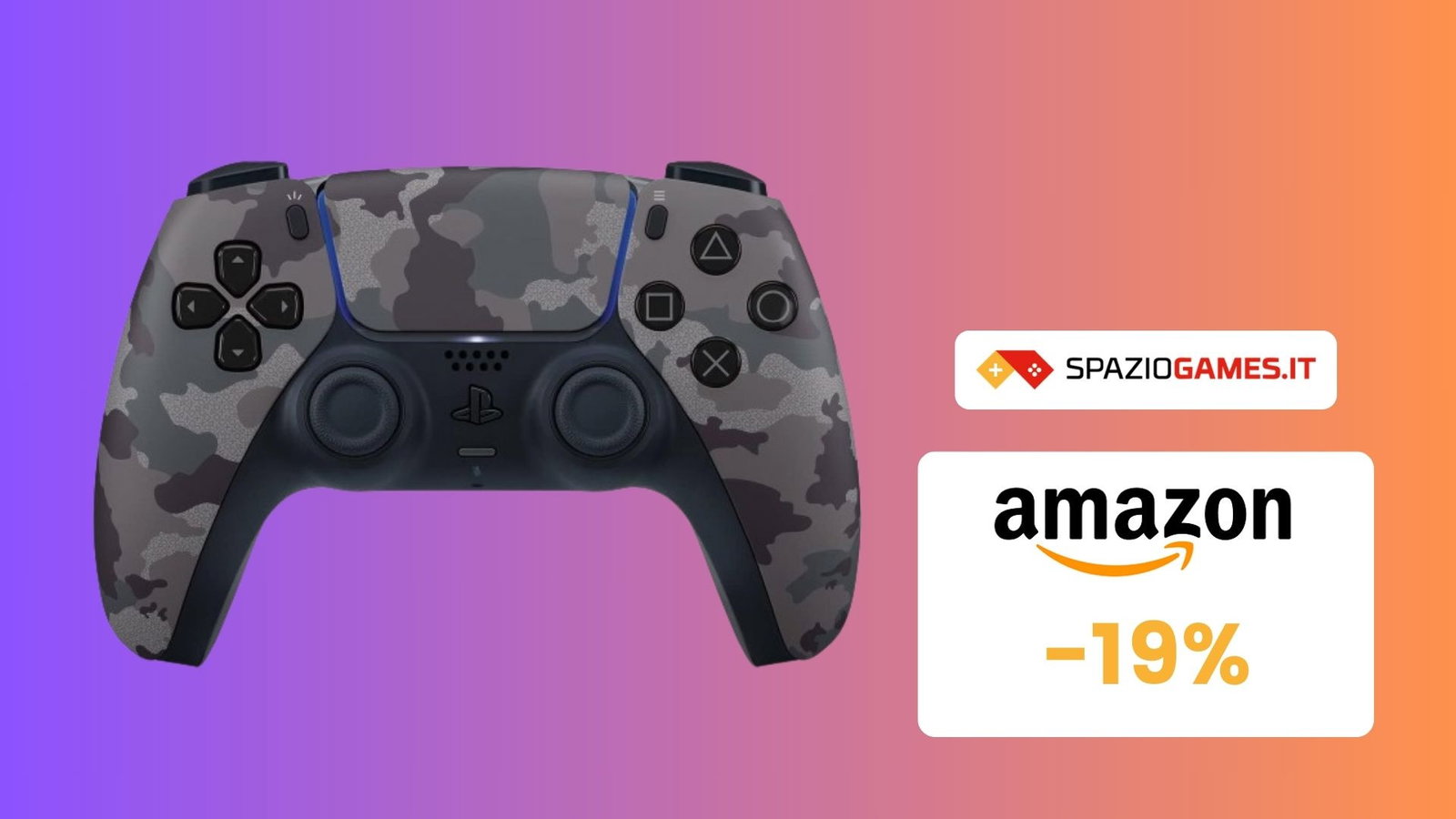 DualSense Gray Camouflage: CHE PREZZO! Su Amazon risparmi il 19% ...