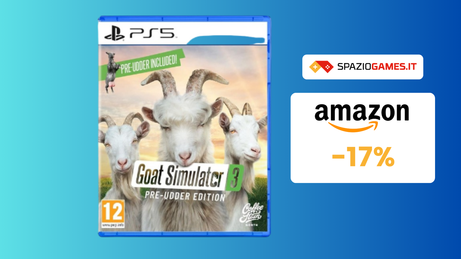 Pre-Udder Edition di Goat Simulator 3 per PS5 a soli 15€! - SpazioGames