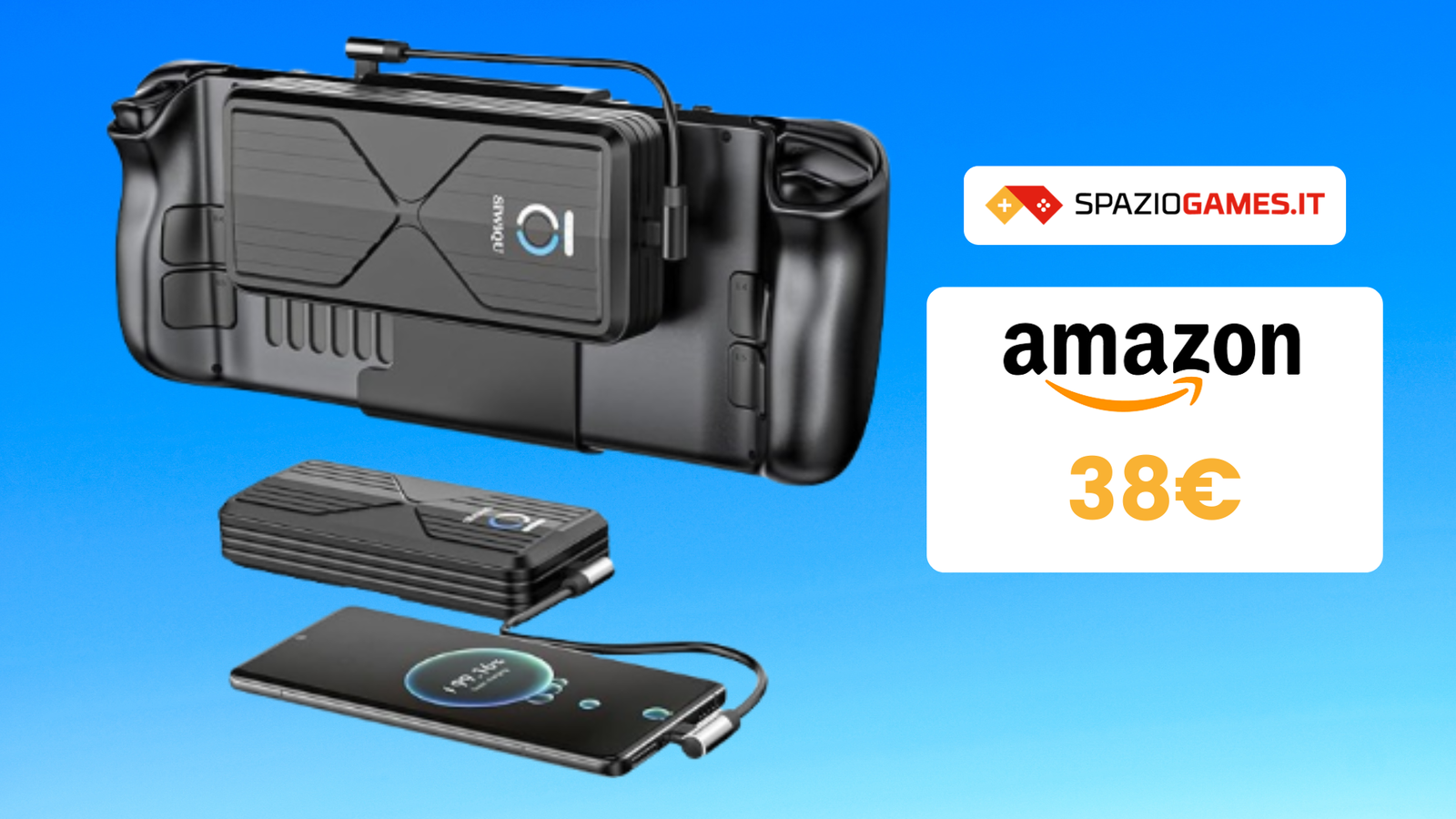 Power bank per Steam Deck a 38€: ricarica veloce e versatilità ...