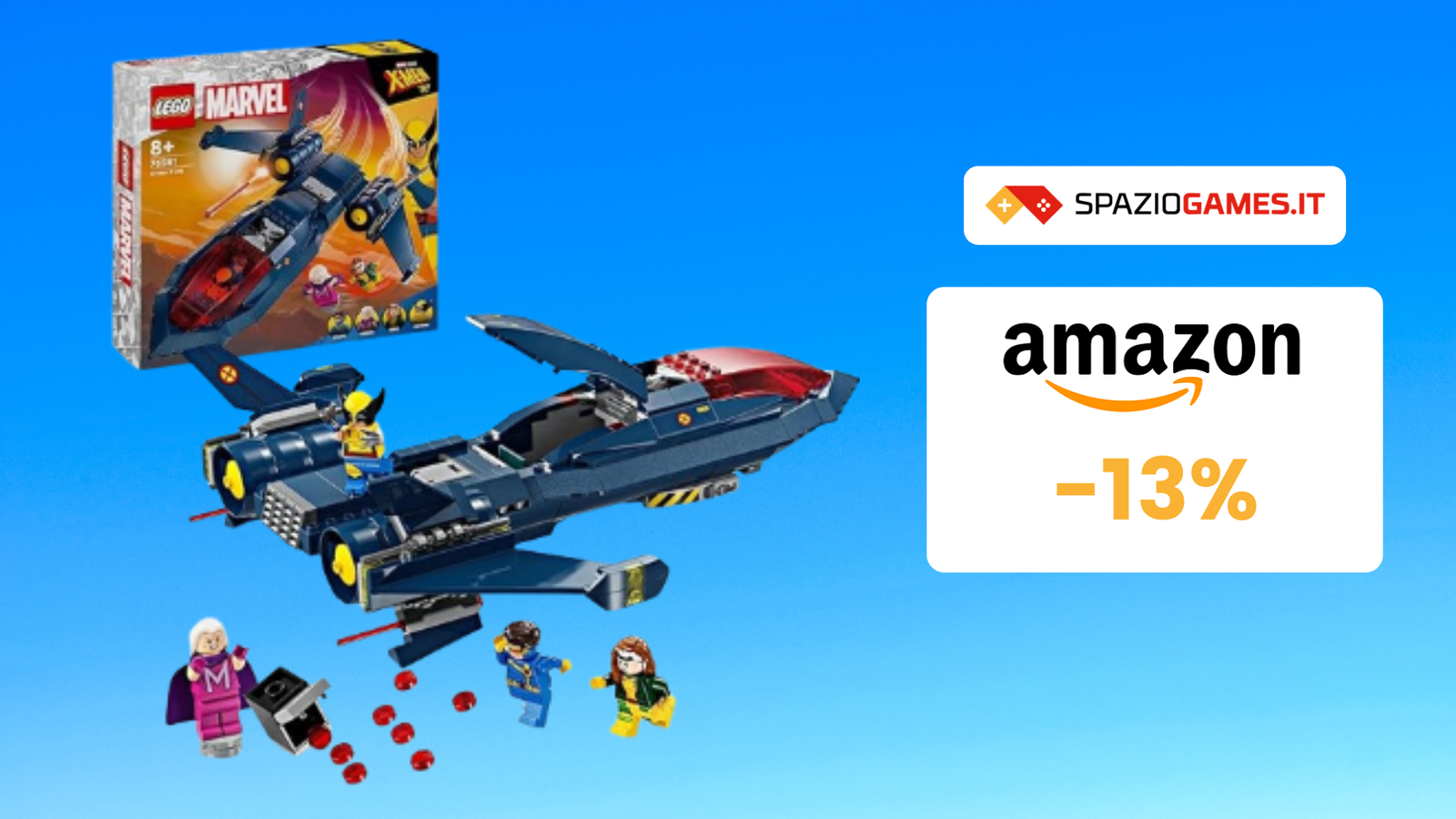 X-Jet LEGO a soli 74€: l'aereo dei fantastici X-Men! - SpazioGames
