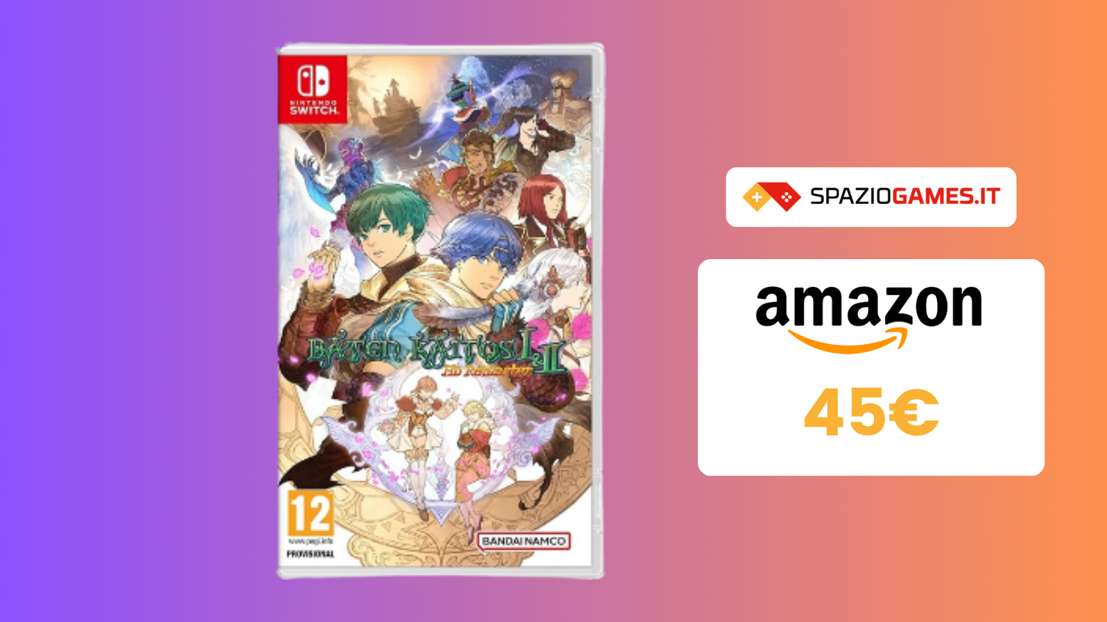 Baten Kaitos I & II HD Remaster per Nintendo Switch a 45€! - SpazioGames