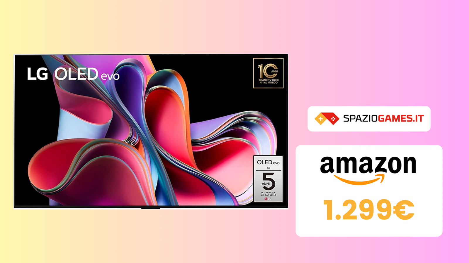La TV OLED LG più amata del 2023 oggi a un prezzo speciale - SpazioGames
