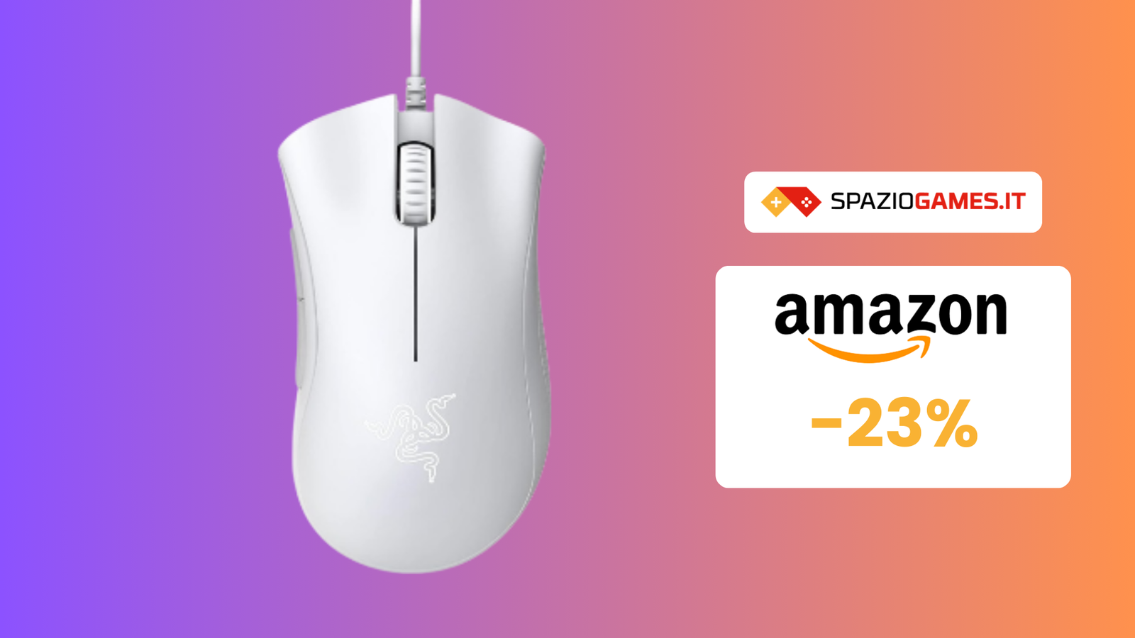 Mouse gaming Razer DeathAdder Essential a 30€: prestazioni top ...