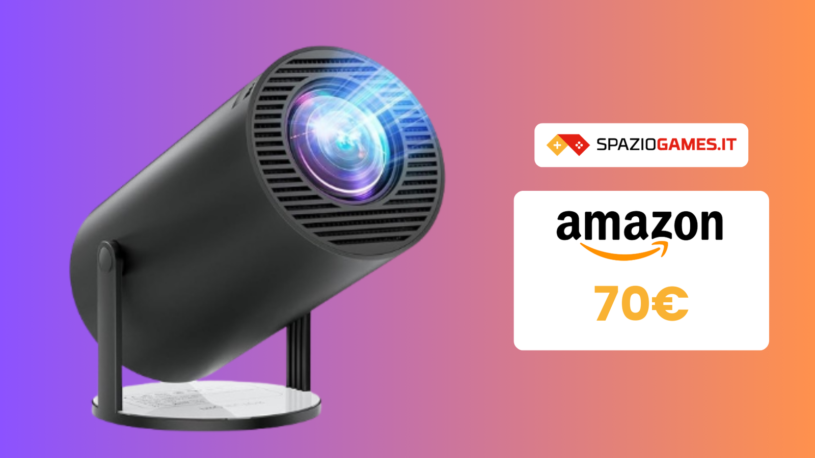 Proiettore portatile in offerta a 70€ con un DOPPIO SCONTO! - SpazioGames