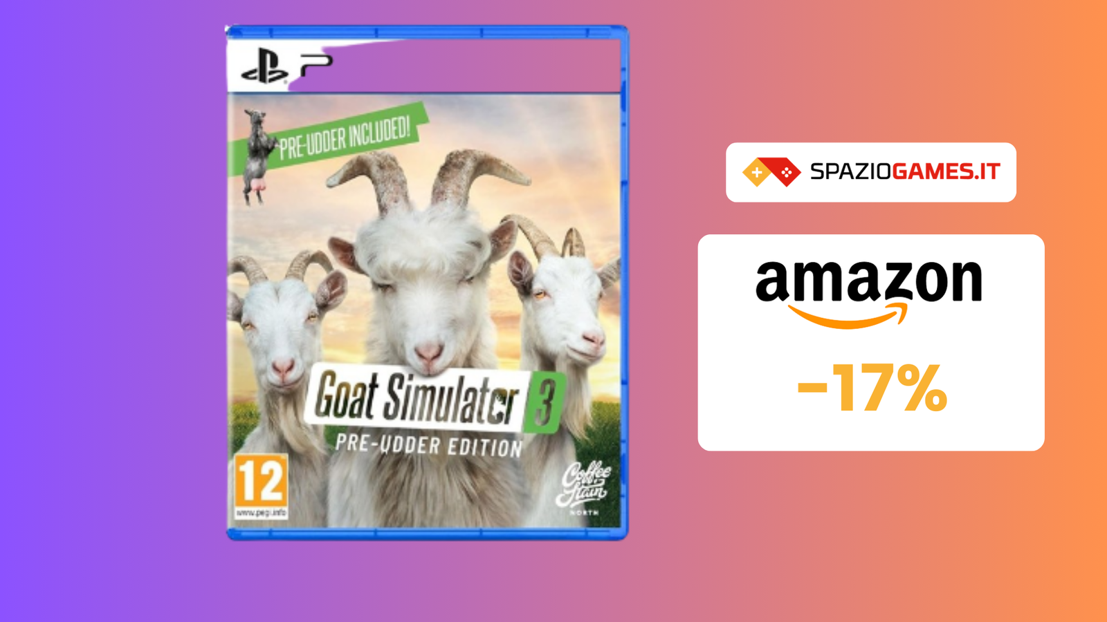 Goat Simulator 3 Pre-Udder Edition per PS5 a 15€: beeeeeene! - SpazioGames