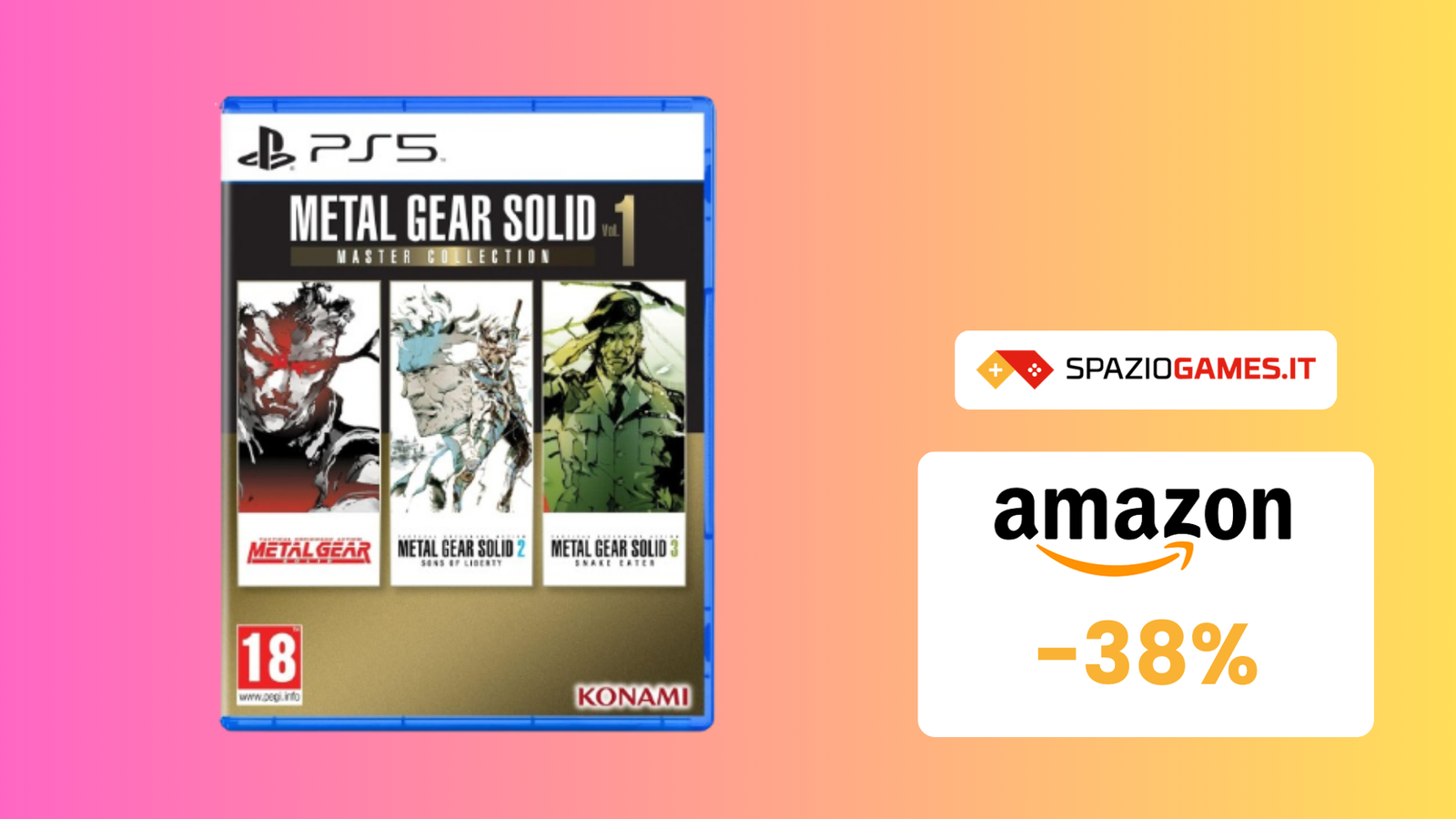 WOW! Metal Gear Solid Master Collection Vol. 1 per PS5 SCONTATA del 38% ...
