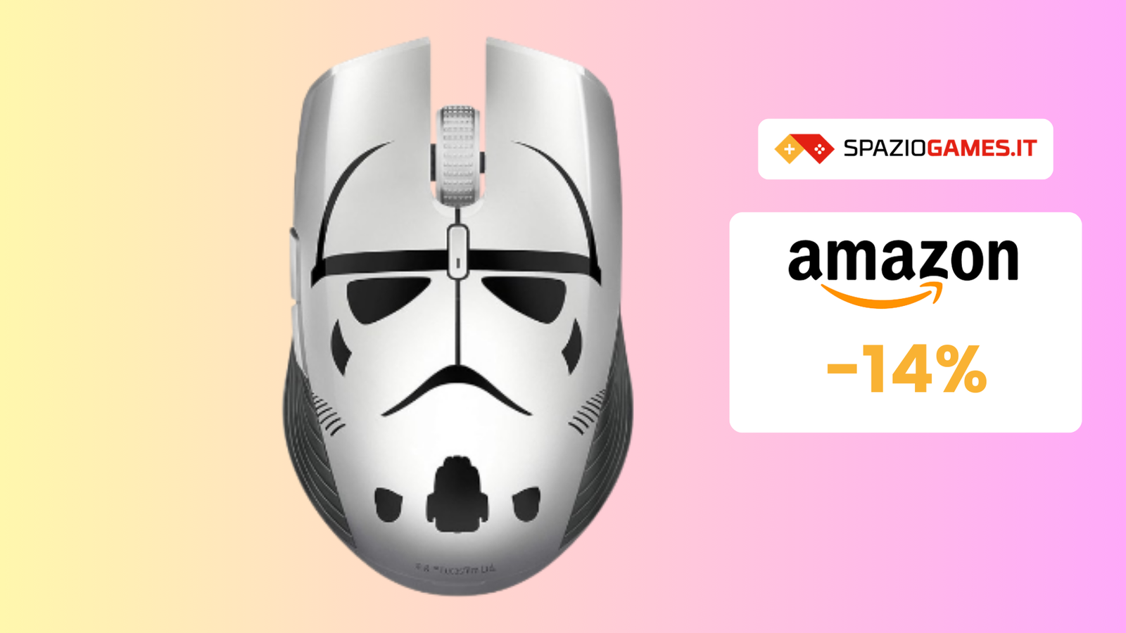 STUPENDO mouse Razer a tema Stormtrooper a soli 60€! - SpazioGames