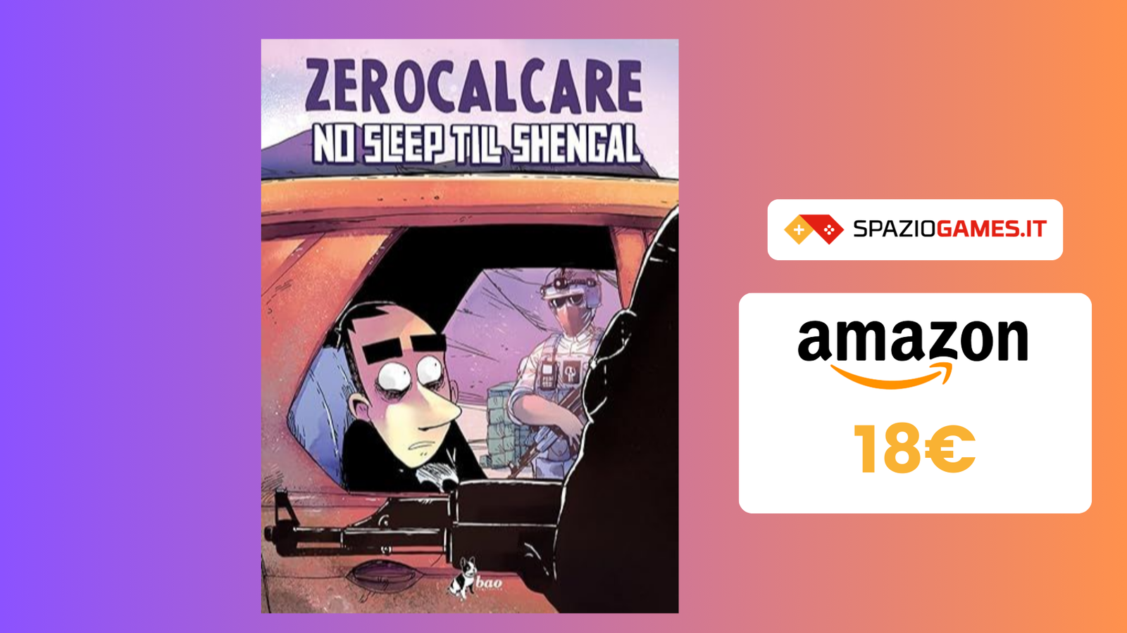 No sleep till Shengal di Zerocalcare SCONTATO del 23%! - SpazioGames
