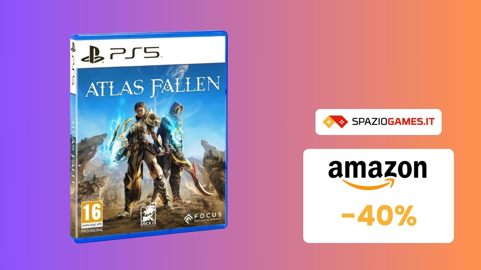 Atlas Fallen per PS5 quasi a metà prezzo! RISPARMI il 40%! - SpazioGames