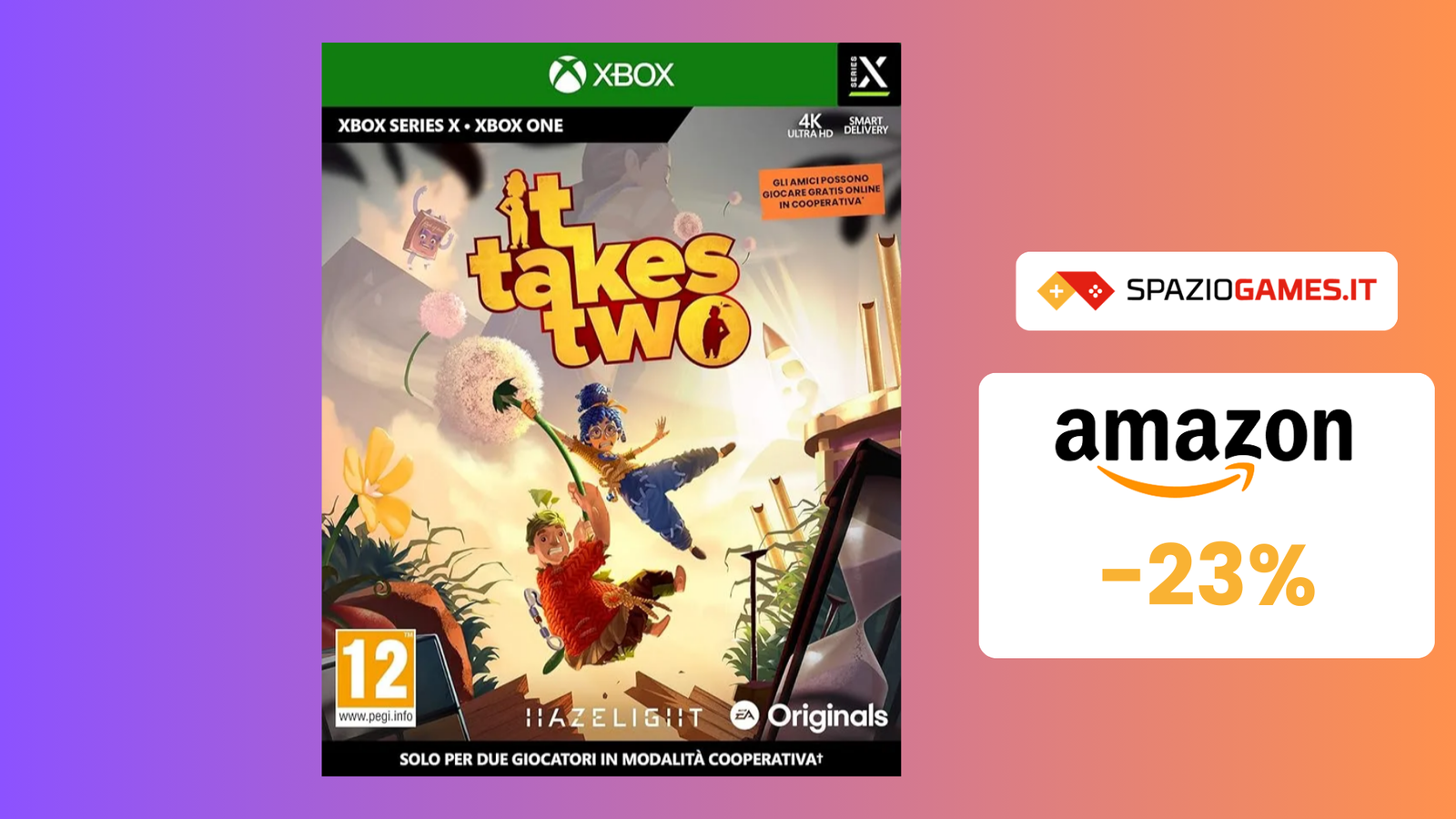 It Takes Two per Xbox One a 23€ per viaggi incantevoli! - SpazioGames