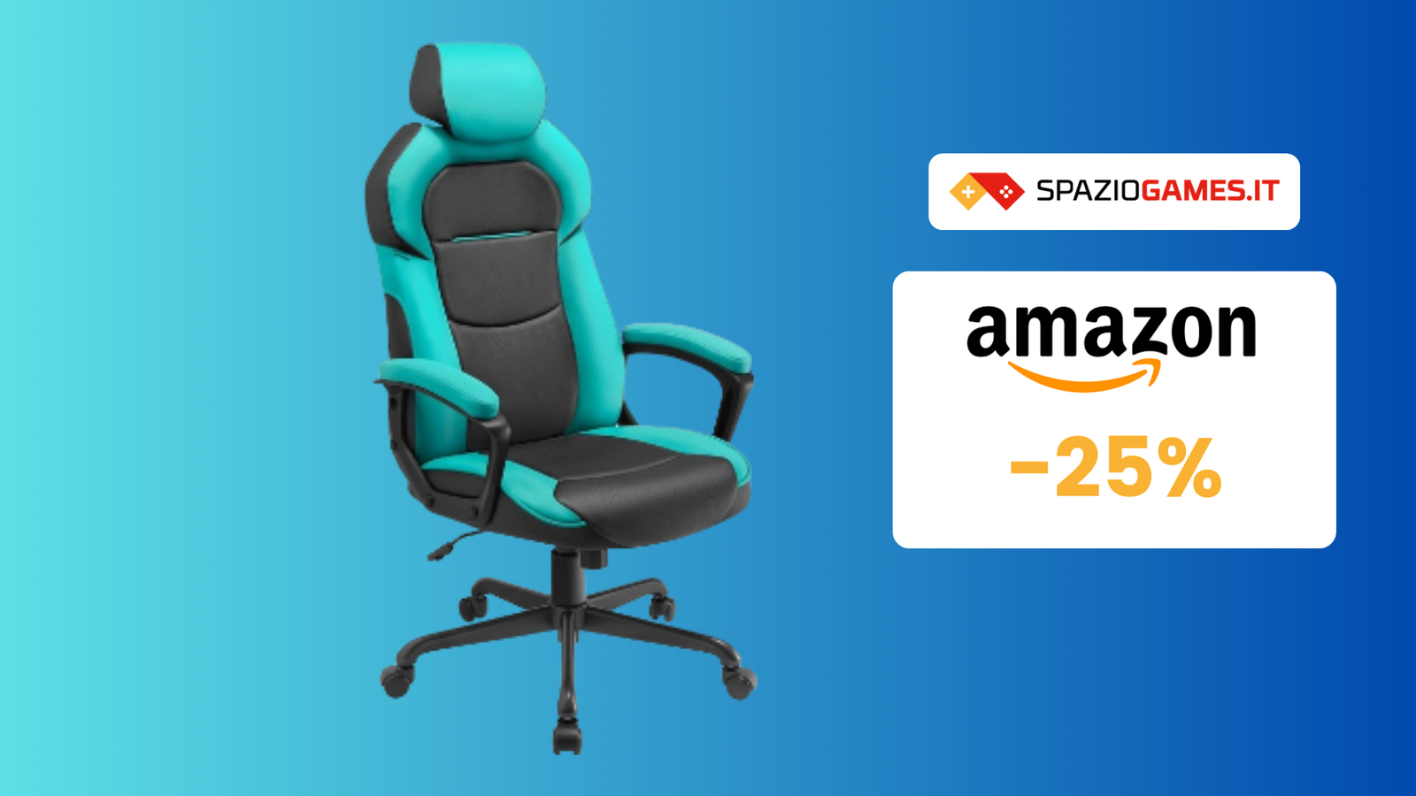 Sedia da gaming Songmics a 98€: ergonomia e design sportivo! - SpazioGames