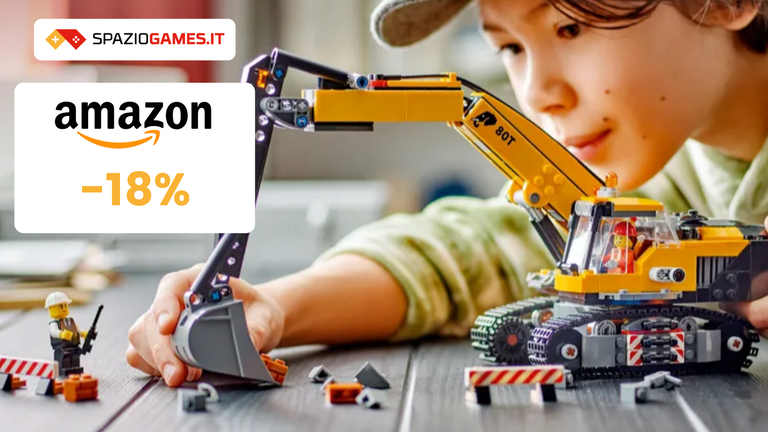 Escavatore da cantiere LEGO a 45€ con dettagli incredibili! - SpazioGames