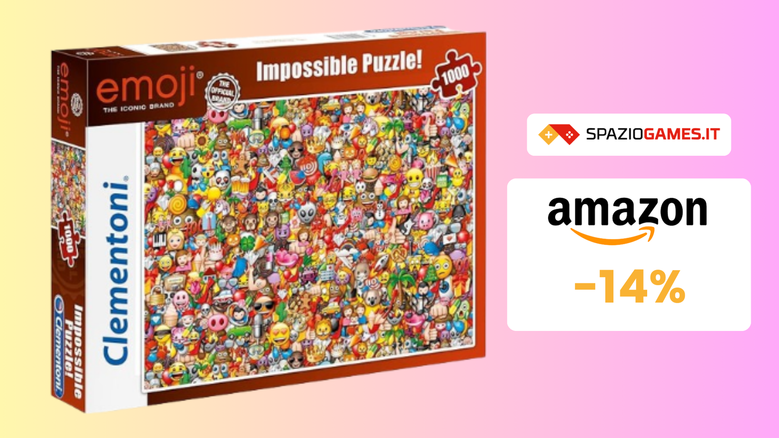 Irresistibile puzzle di 1000 pezzi con emoji a soli 12€! - SpazioGames