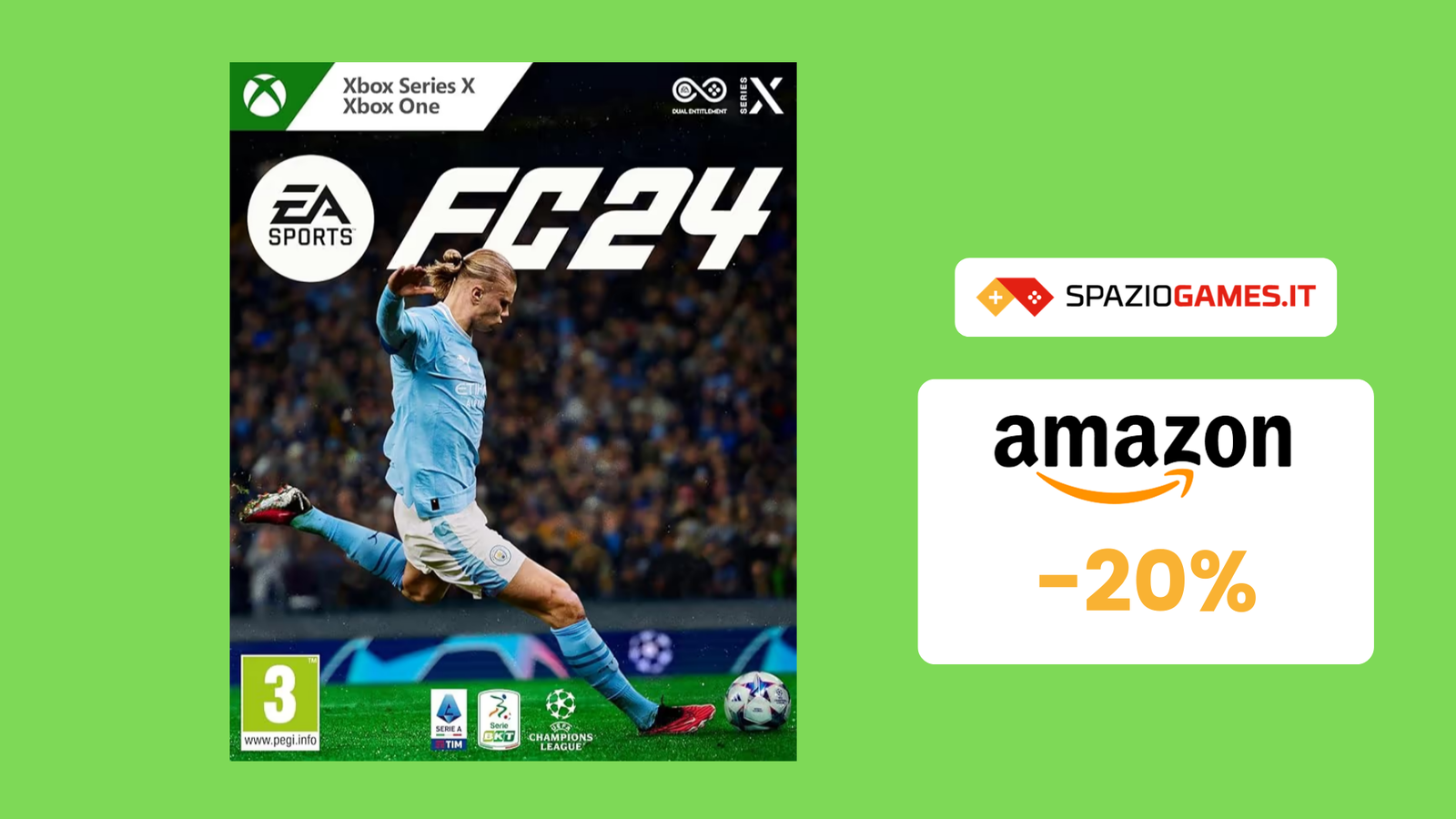 EA Sports FC 24 per Xbox Series X a SOLI 20€! - SpazioGames