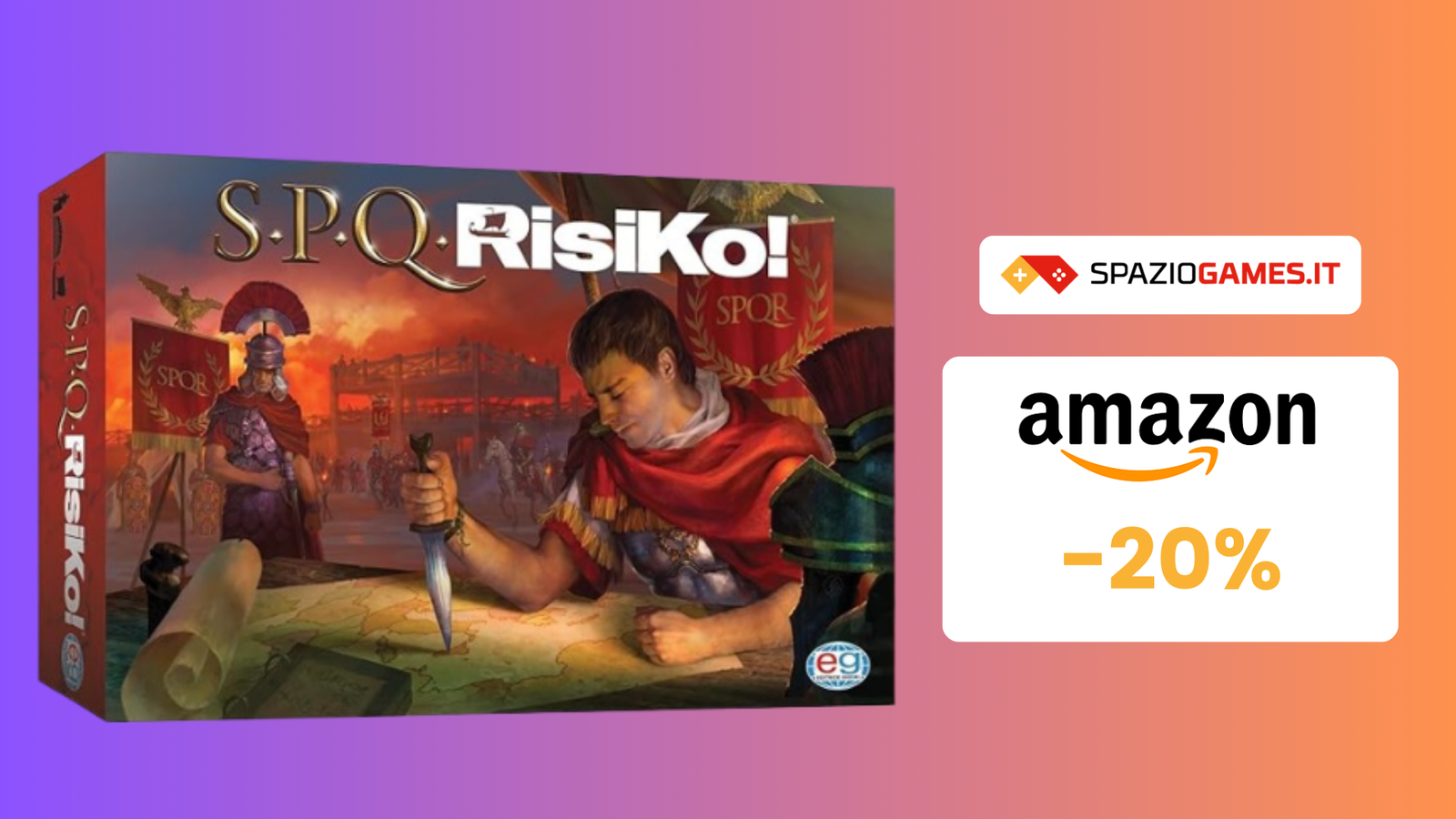 SPQRisiKo a solo 36€ per giocare nell'Impero Romano! - SpazioGames