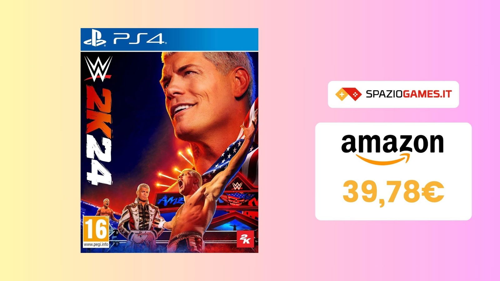 Diventa una leggenda del Wrestling in WWE 2K24! Ora a MENO Di 40€ su Amazon! - SpazioGames